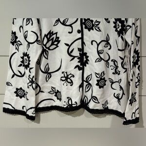 PBJ Sport | Sweaters | New Vintage Pbj Sport Black And White Butterfly ...